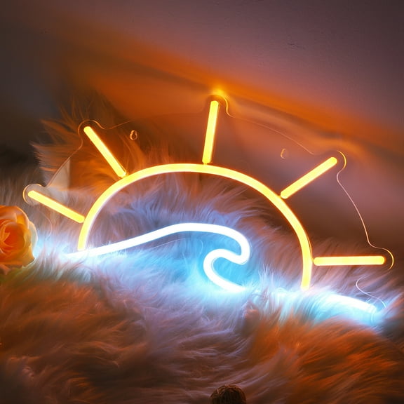 Neon Signs for Wall Decor Custom Open Breakfast Fish And Grits Handmade ...