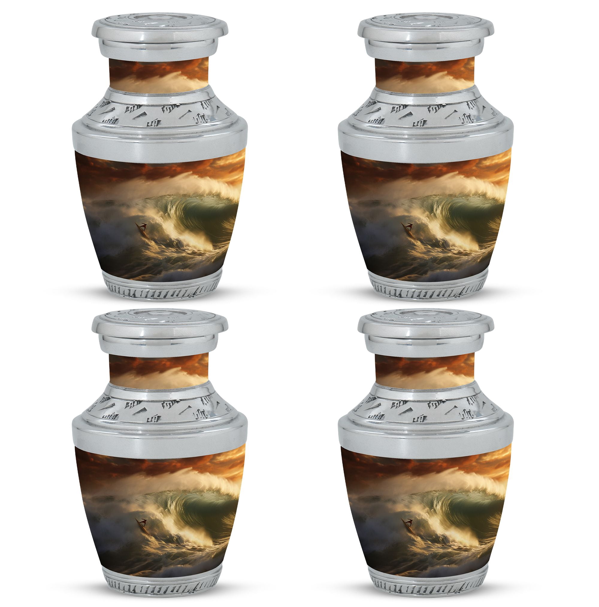 Sunset Surfing Eternal Ink Mini Keepsake Urn - Written in the Stars ...
