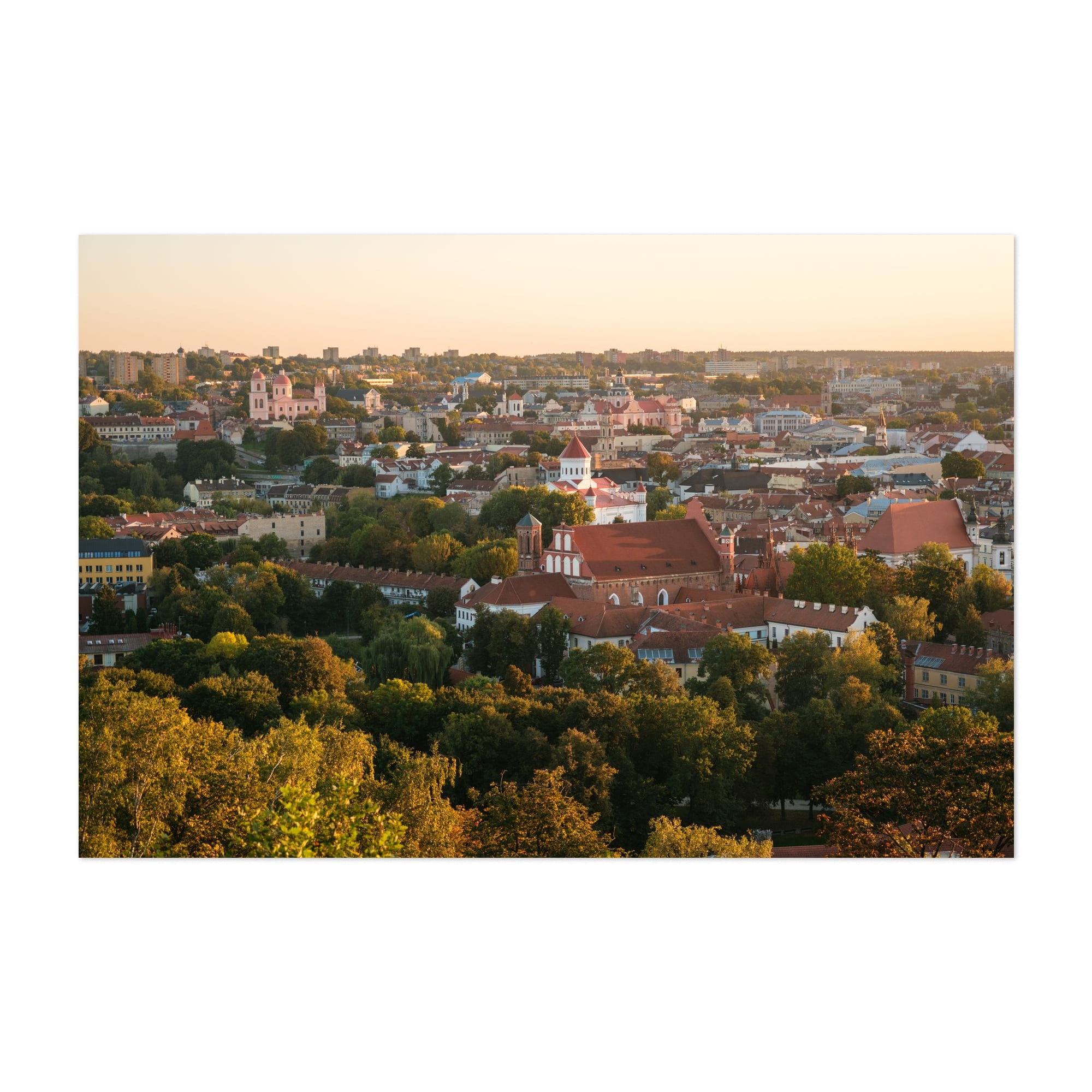 Sunset at Three Crosses, Vilnius 01 - Vilnius Lithuania Photography ...