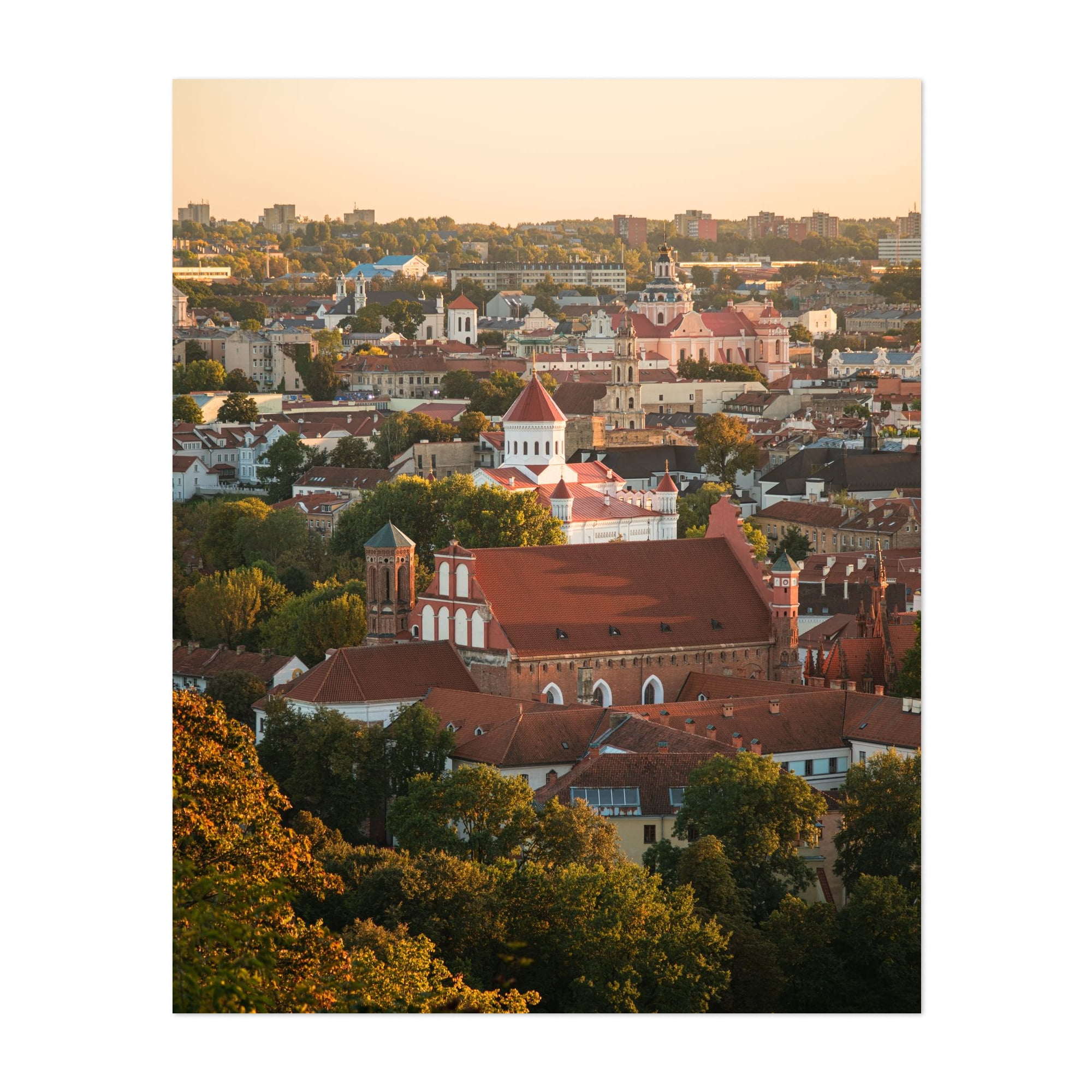 Sunset at Three Crosses, Vilnius 02 - Vilnius Lithuania Photography ...