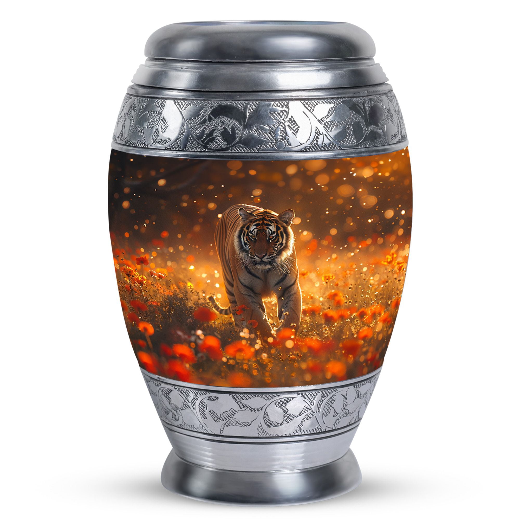 Sunset Tiger Cremation Urns For Burial - Small Cremation Urns For Ashes ...