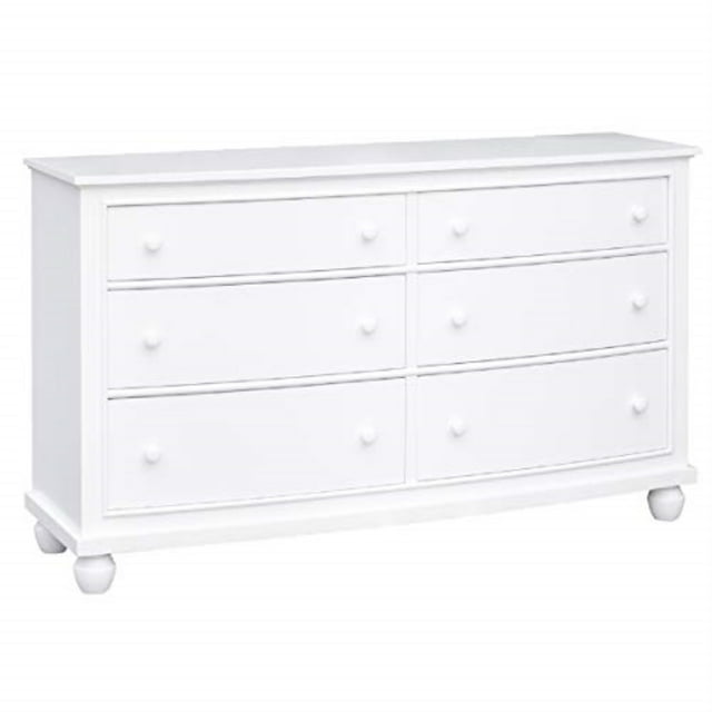 Sunset Trading 6-Drawer Shutter Coastal Wood Dresser in White - Walmart.com
