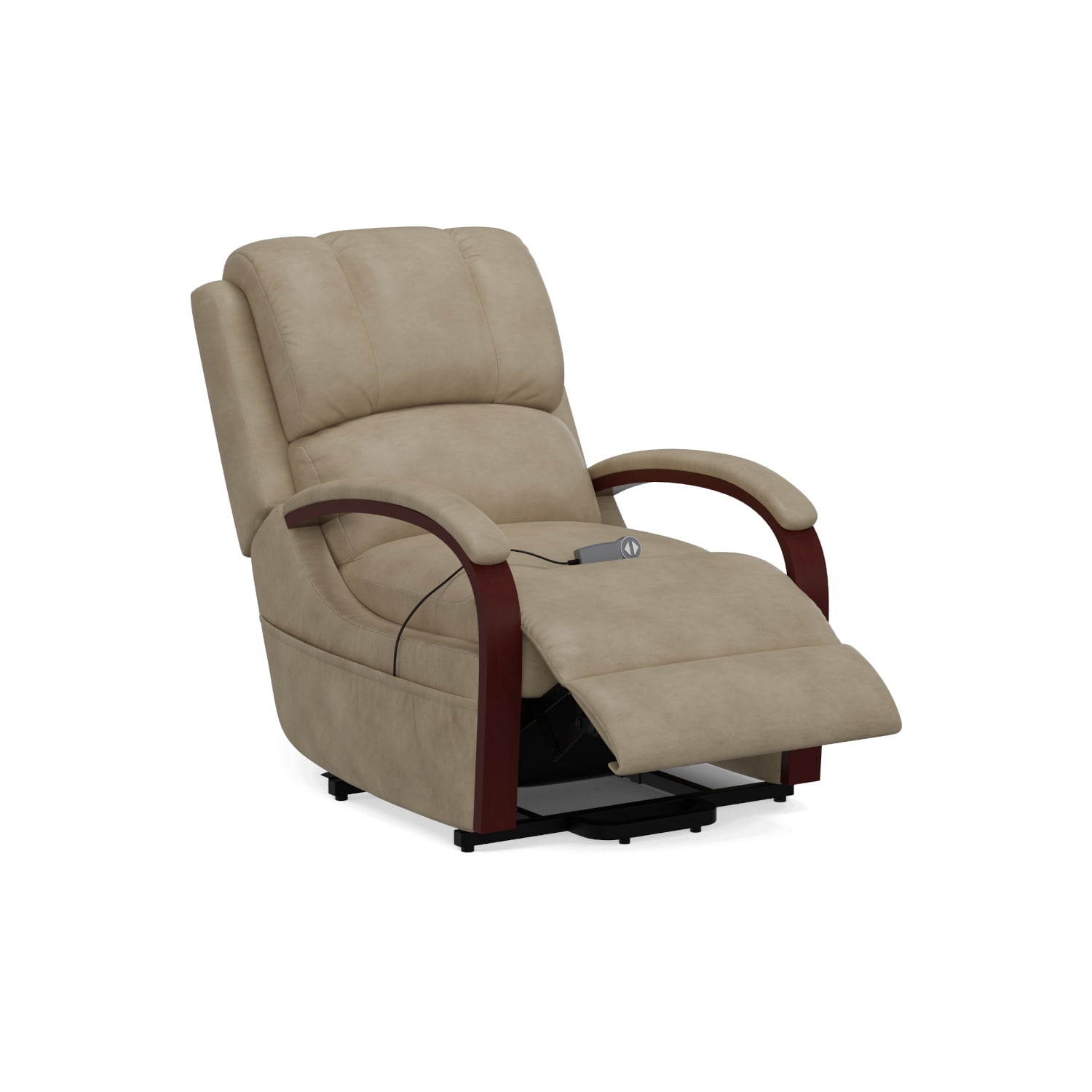 Sunset Trading Power Lift Recliner, Faux Leather Electric Lift Chair in ...