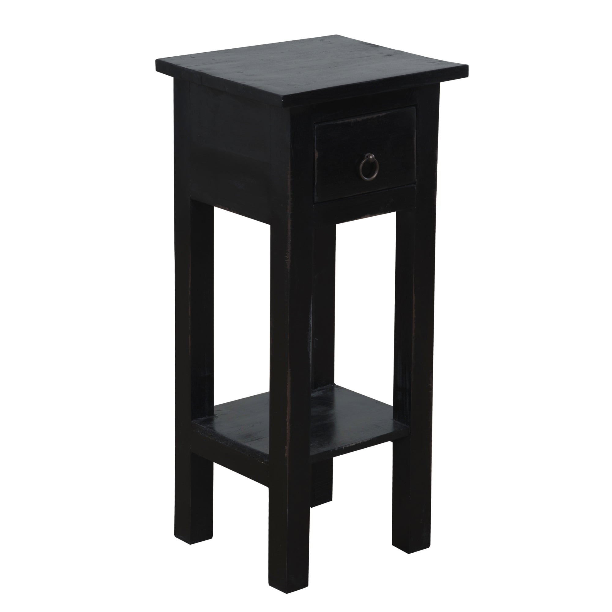 Sunset Trading Cottage Narrow Wood Side Table in Distressed Antique ...