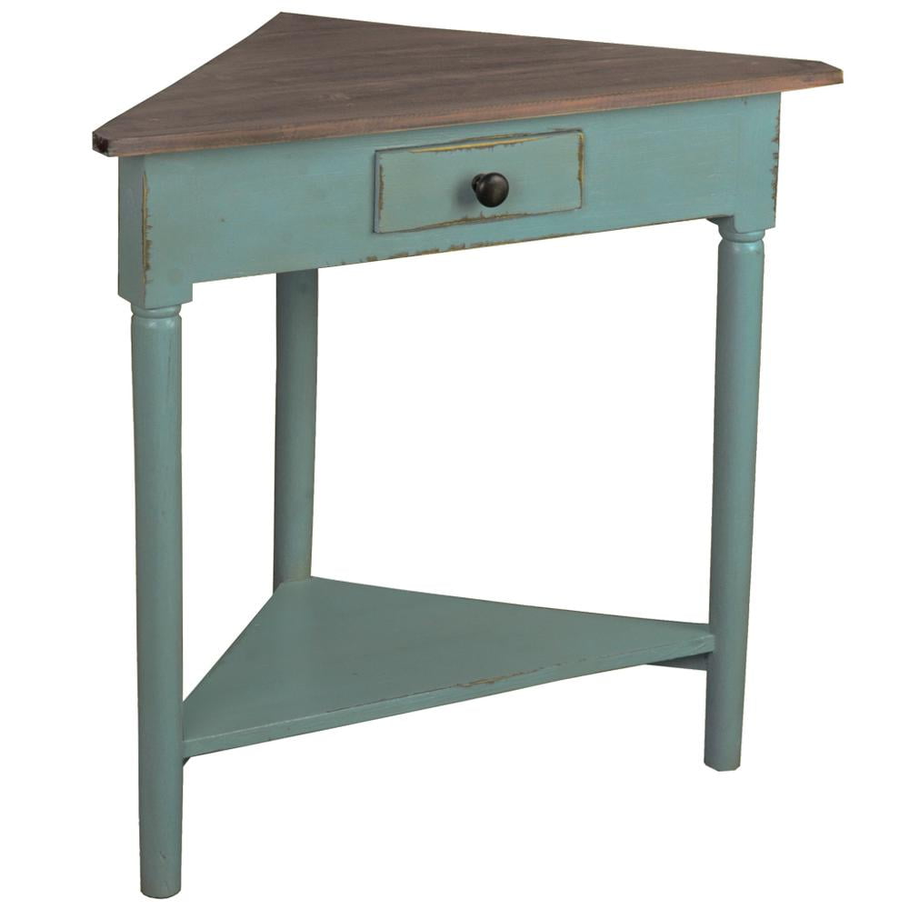 Sunset Trading Cottage Corner End Table with Shelf - Walmart.com