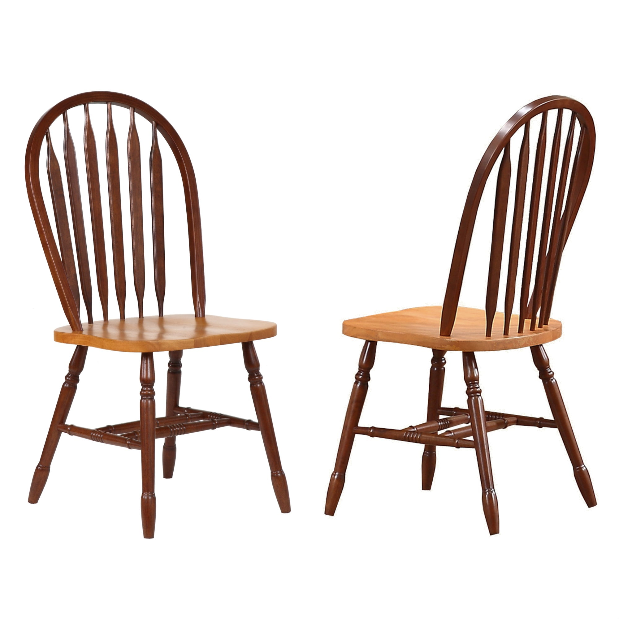 Sunset Trading Oak Selections Arrowback Dining Chair | Nutmeg Brown and ...