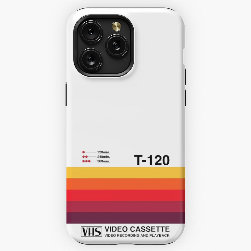 Sunset Video Cassette VHS Retro Graphic iPhone Case 17 16 15 14 13 12 ...