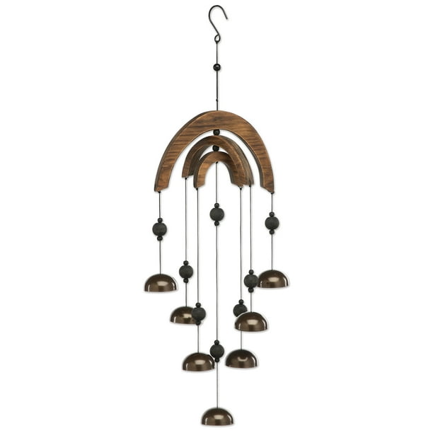 Sunset Vista Designs 92694 Arch Bell Metal and Wood Wind Chime, Medium ...