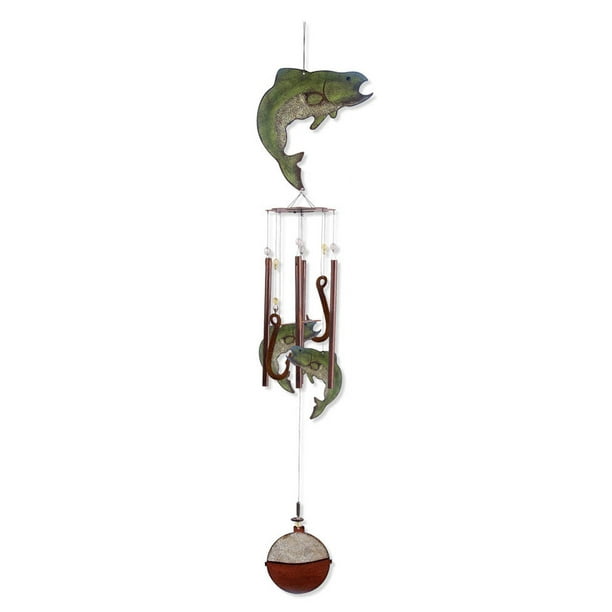 Sunset Vista Designs Catch of the Day Fish Wind Chime, 36-Inch Long ...