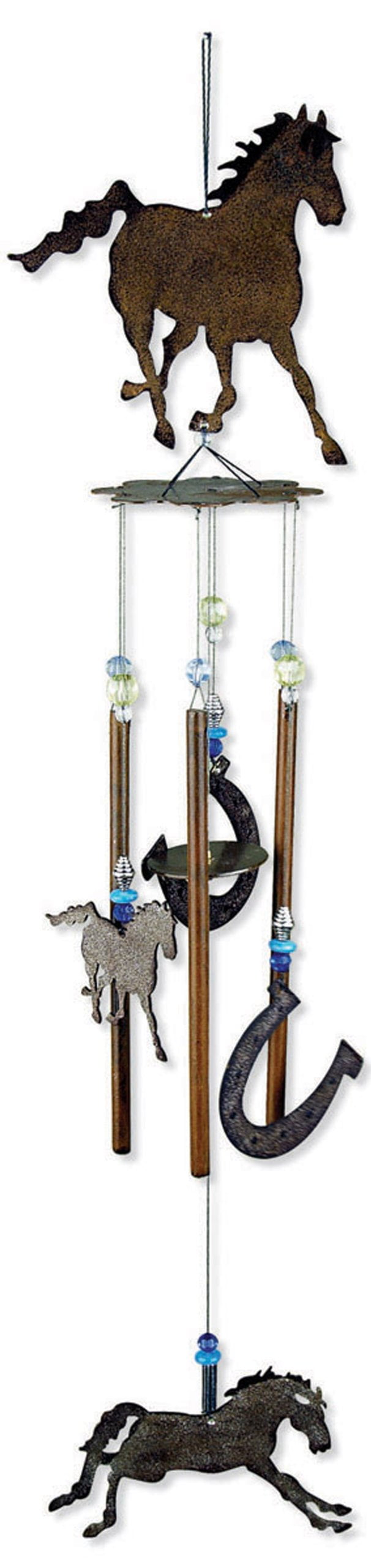 Sunset Vista Designs Horsing Around Horse Wind Chime, Medium - Walmart.com