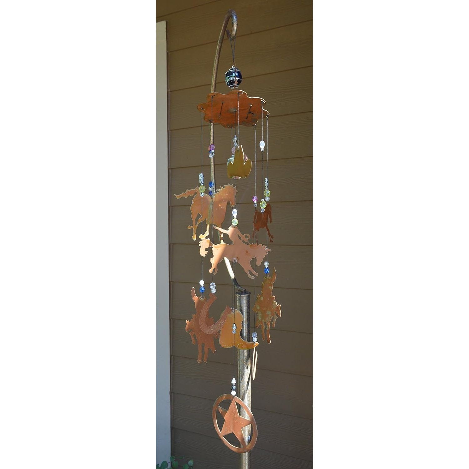 Sunset Vista Designs Horsing Around Western Wind Chime, Large - Walmart.com