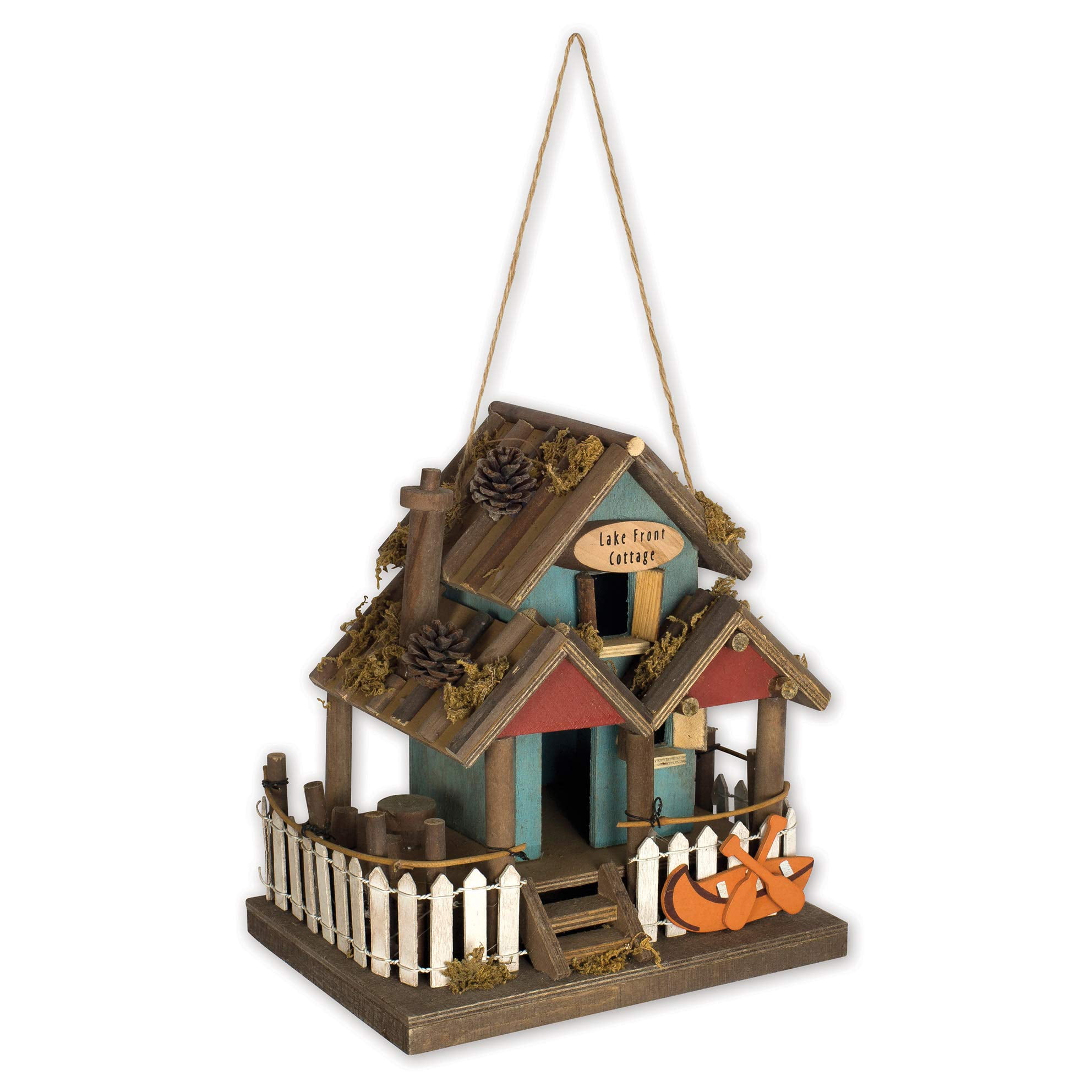 Sunset Vista Designs Birdhouse, Wooden Hanging Lake Front Cottage ...