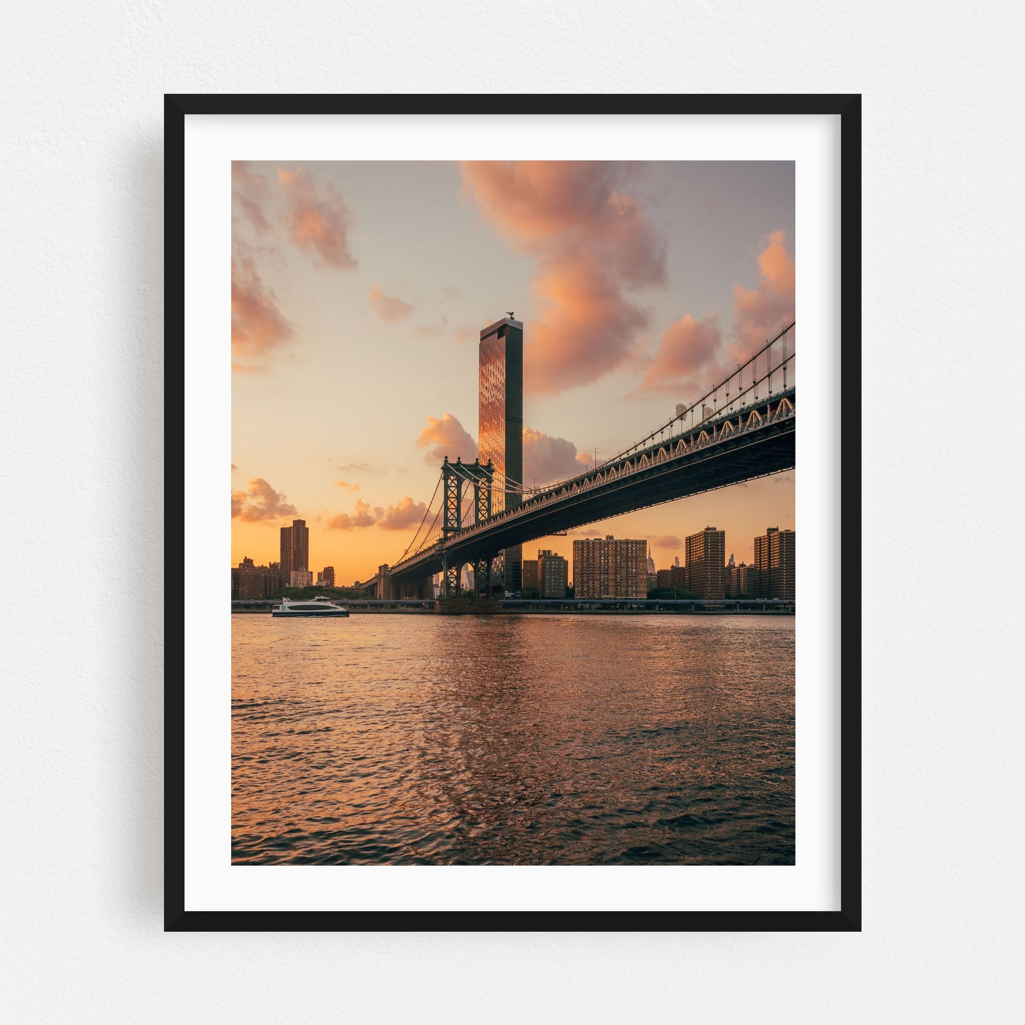 Sunset from DUMBO 03 - Brooklyn New York Photography Bridge Cityscape ...