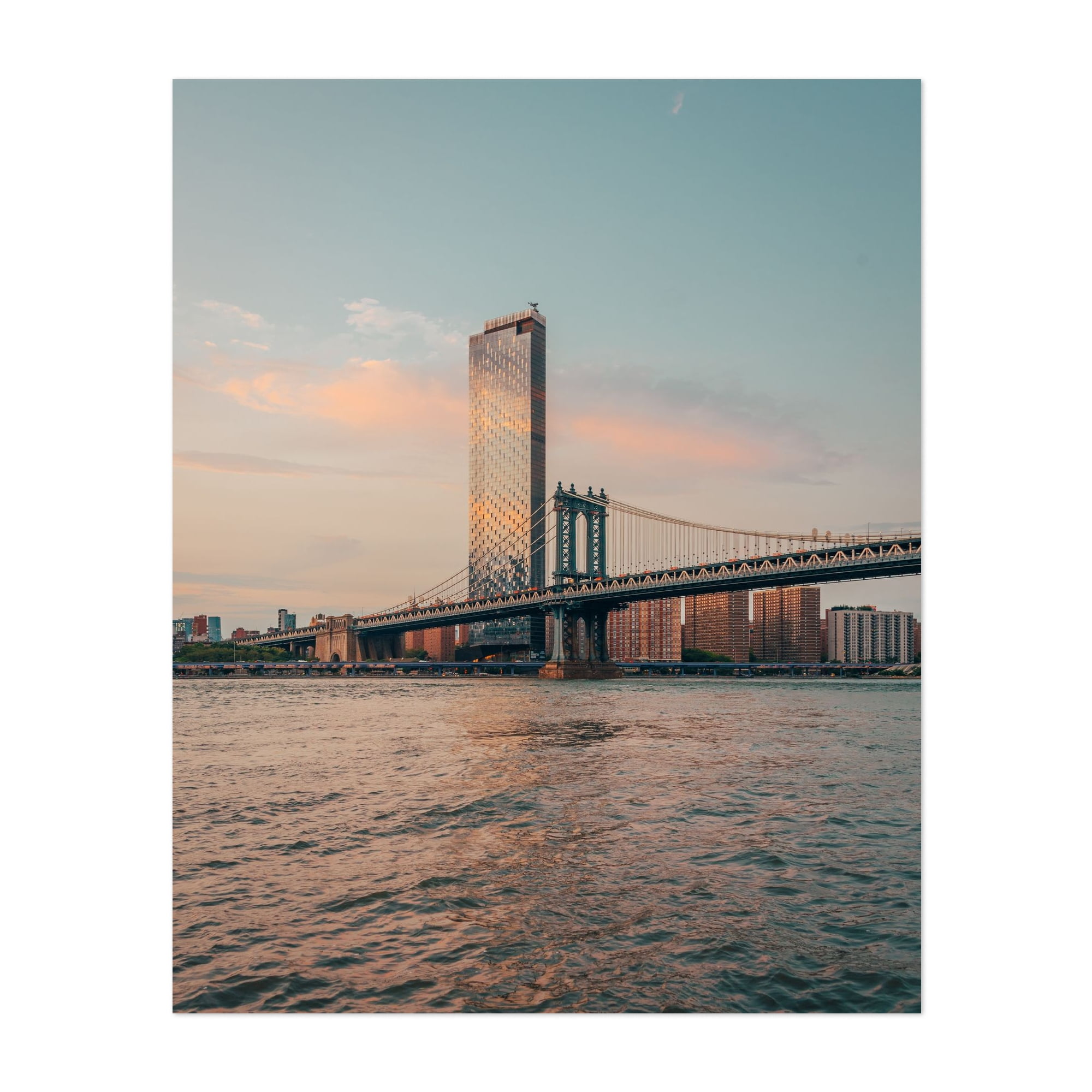 Sunset from DUMBO 05 - Brooklyn New York Photography Bridge Cityscape ...