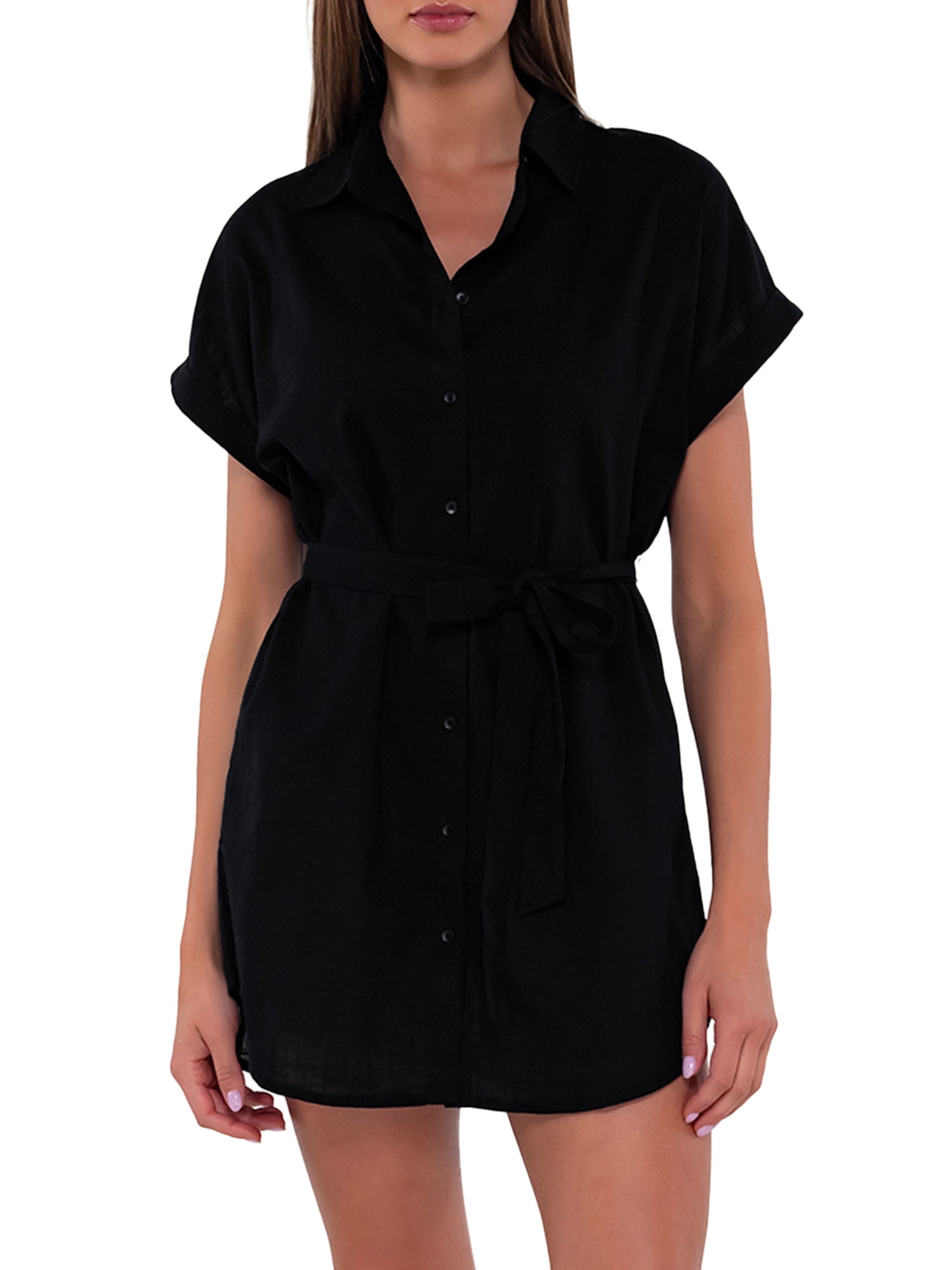 Sunsets Swimwear Black Lucia Dress - Walmart.com