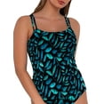 Sunsets Swimwear Cascade Seagrass Texture Taylor Tankini Top - Walmart.com