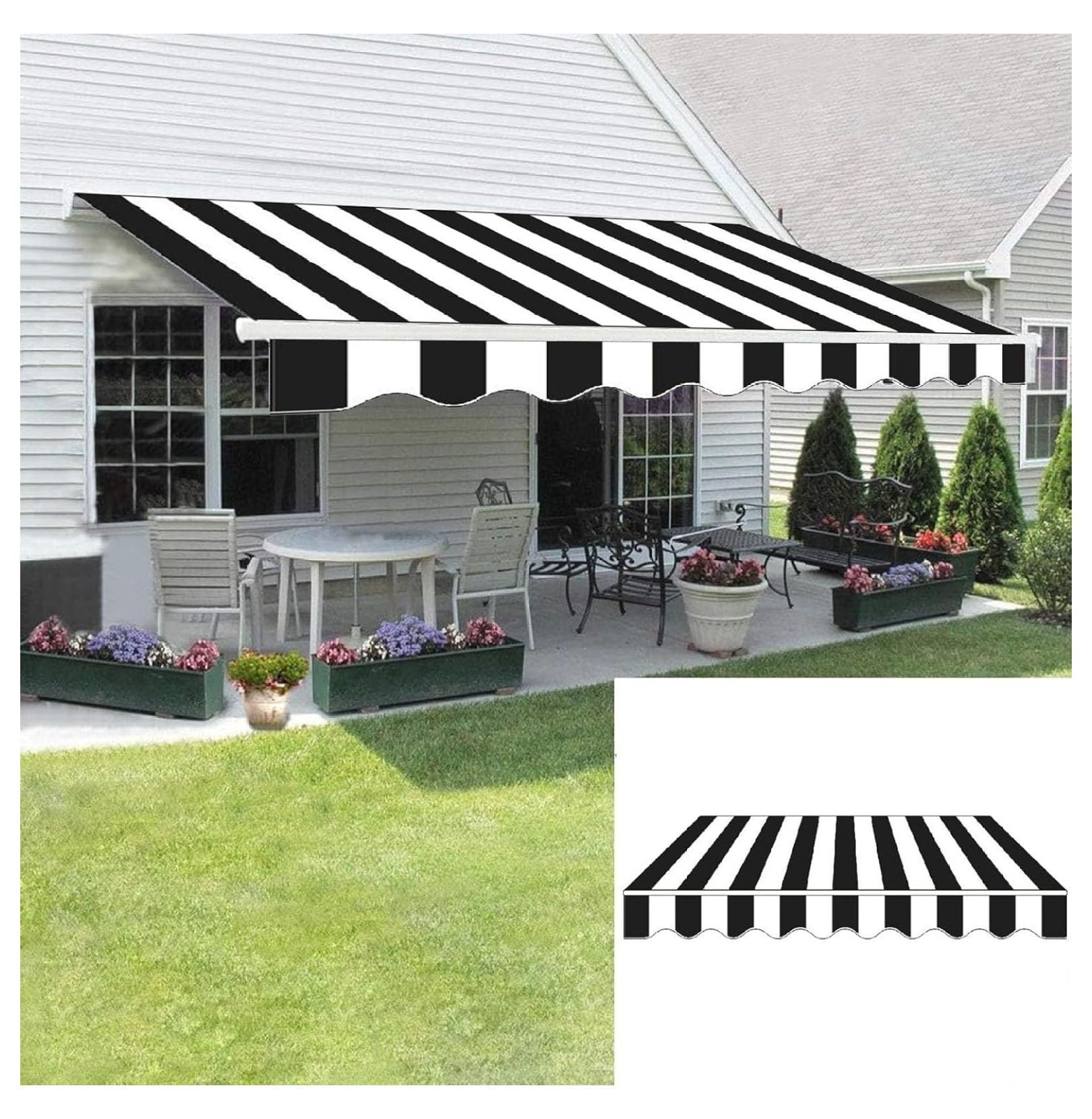 Sunsetter Replacement Retractable Awning Fabric ,Replacement Awning ...