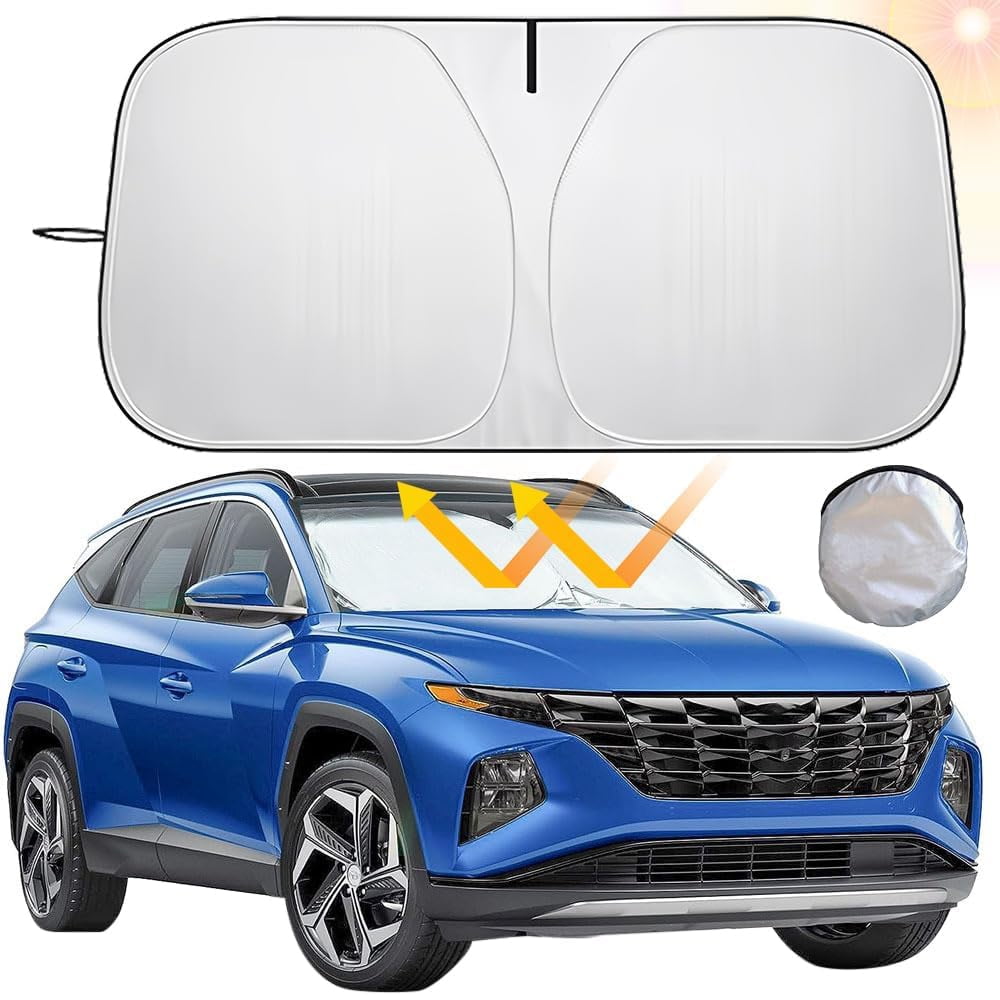 Sunshade for Car Windshield, 240T Thickened Windshield Sun Shade for ...