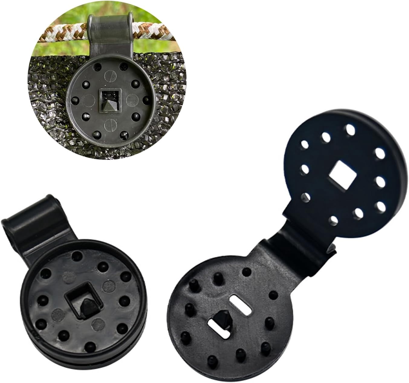 Sunshade Net Fixing Clip,Round Shade Cloth Plastic Clips,Shade Fabric ...