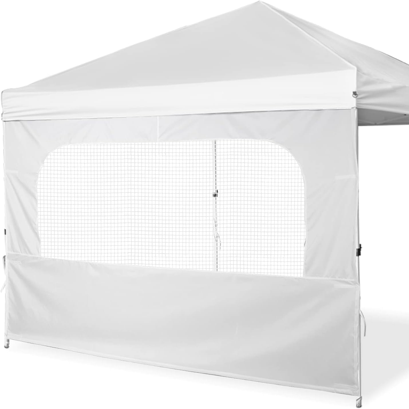 Sunshade Sidewall with Mesh Window and Zipper for 10x10 Pop Up Straight ...