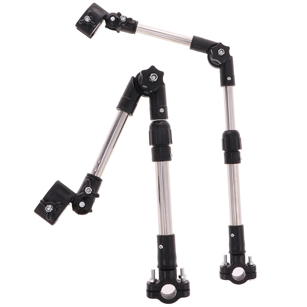 Sunshade Stand 2 Pcs Adjustable Bike Umbrella Mount Clamp Holder Clamps ...