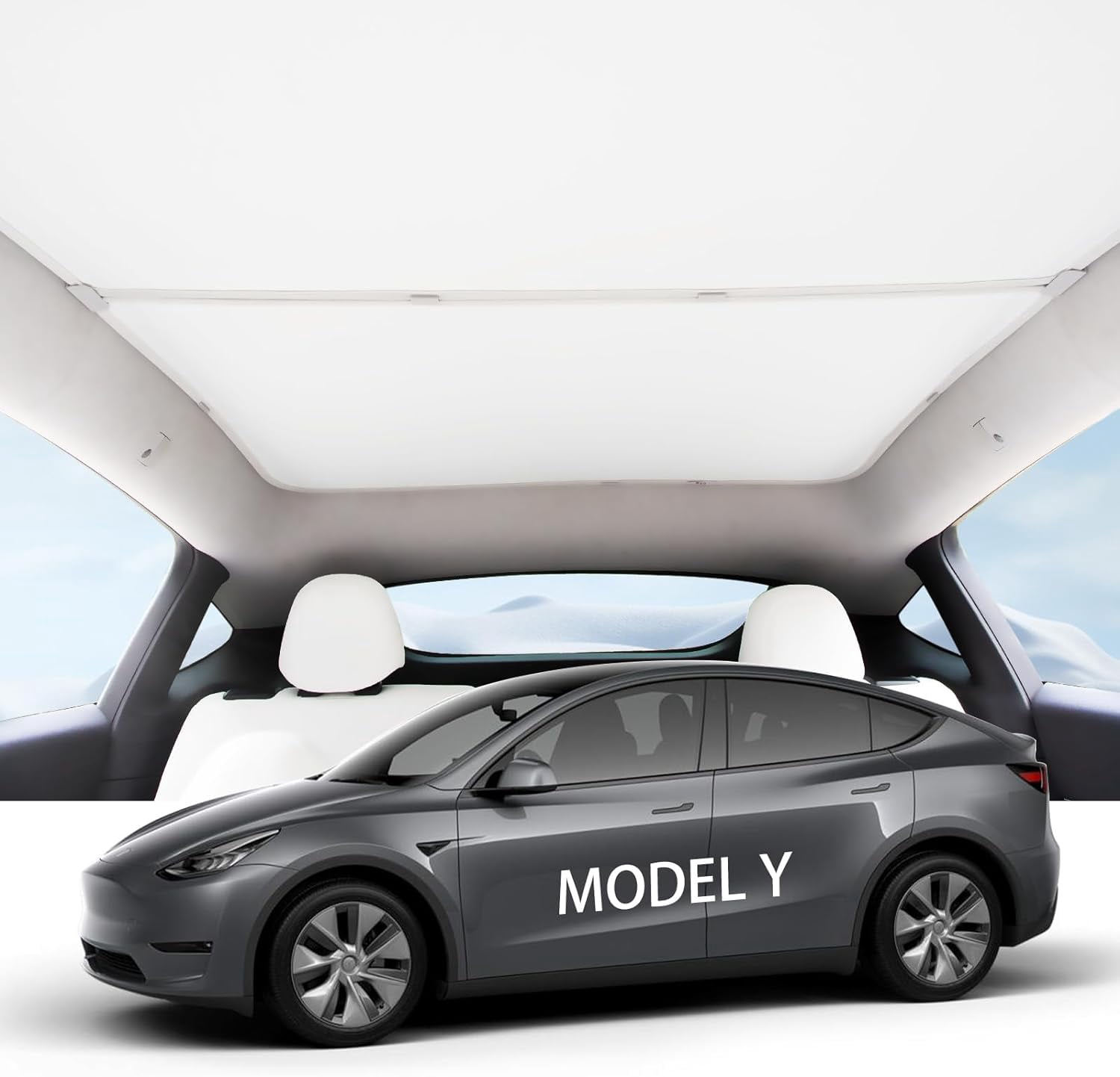 Sunshade for Tesla Model Y Sunshade Roof for Tesla Model Y 2019-2024 ...