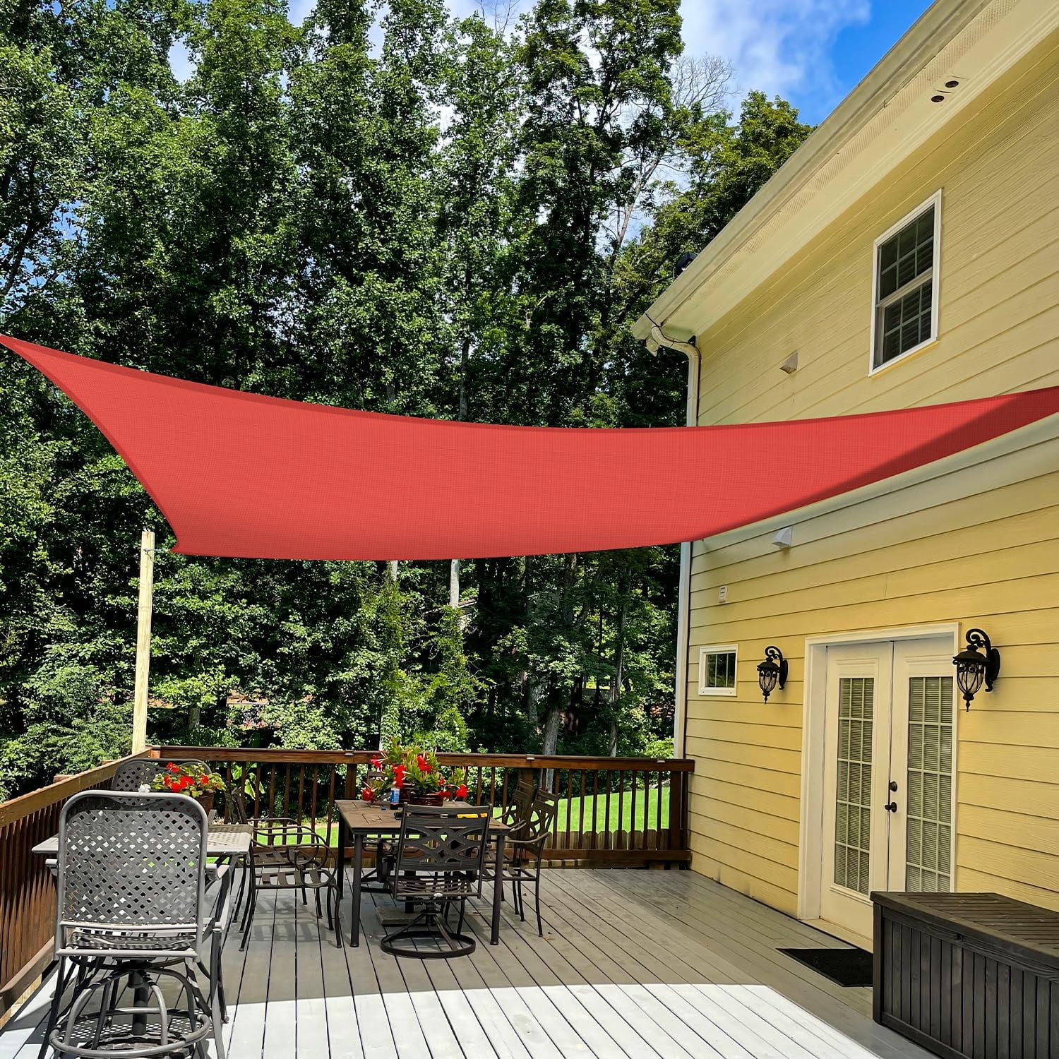 Sunshades Depot 10x15 Feet Rectangle Sun Shade Sail Canopy Shade Cover ...
