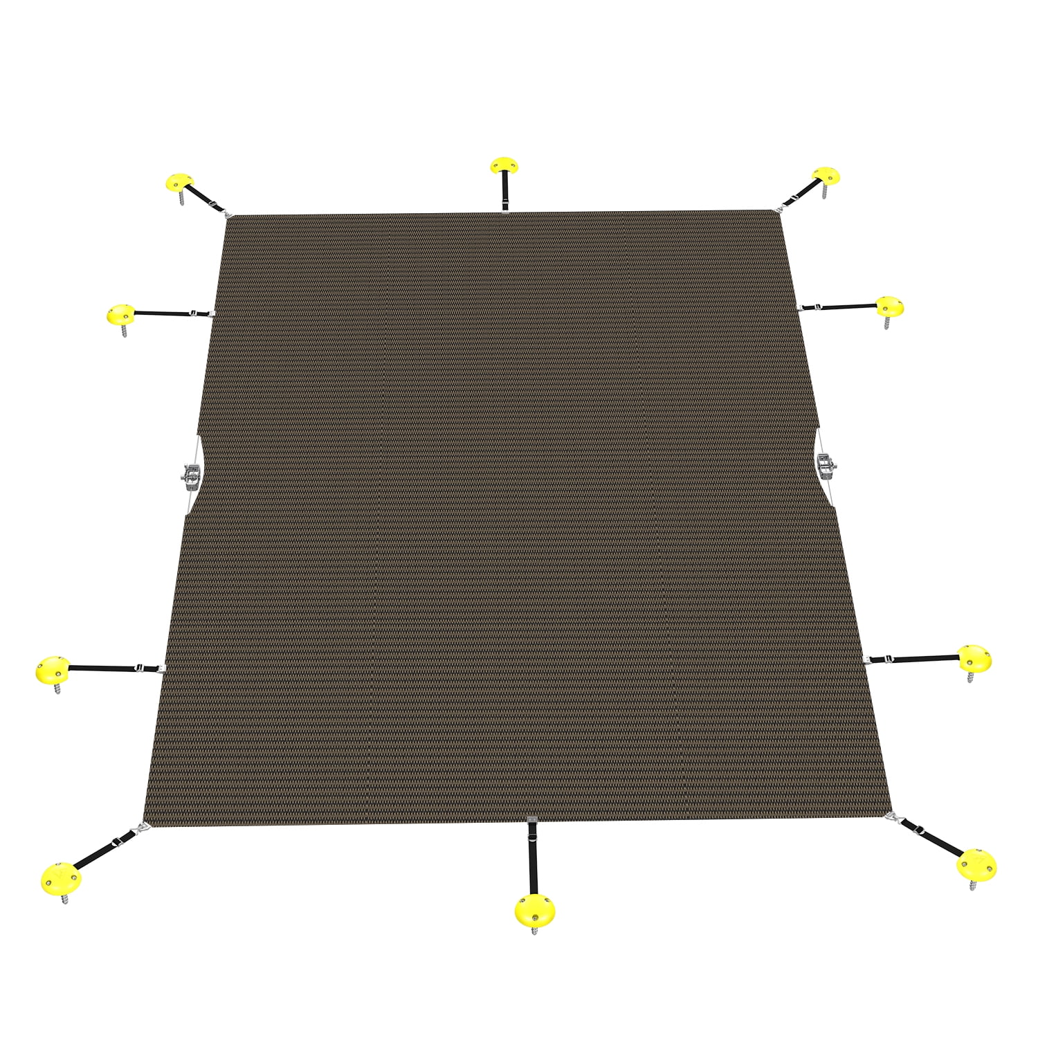 Sunshades Depot 16'x42' Rectangle Brown Winter Pool Cover Pool Safety ...