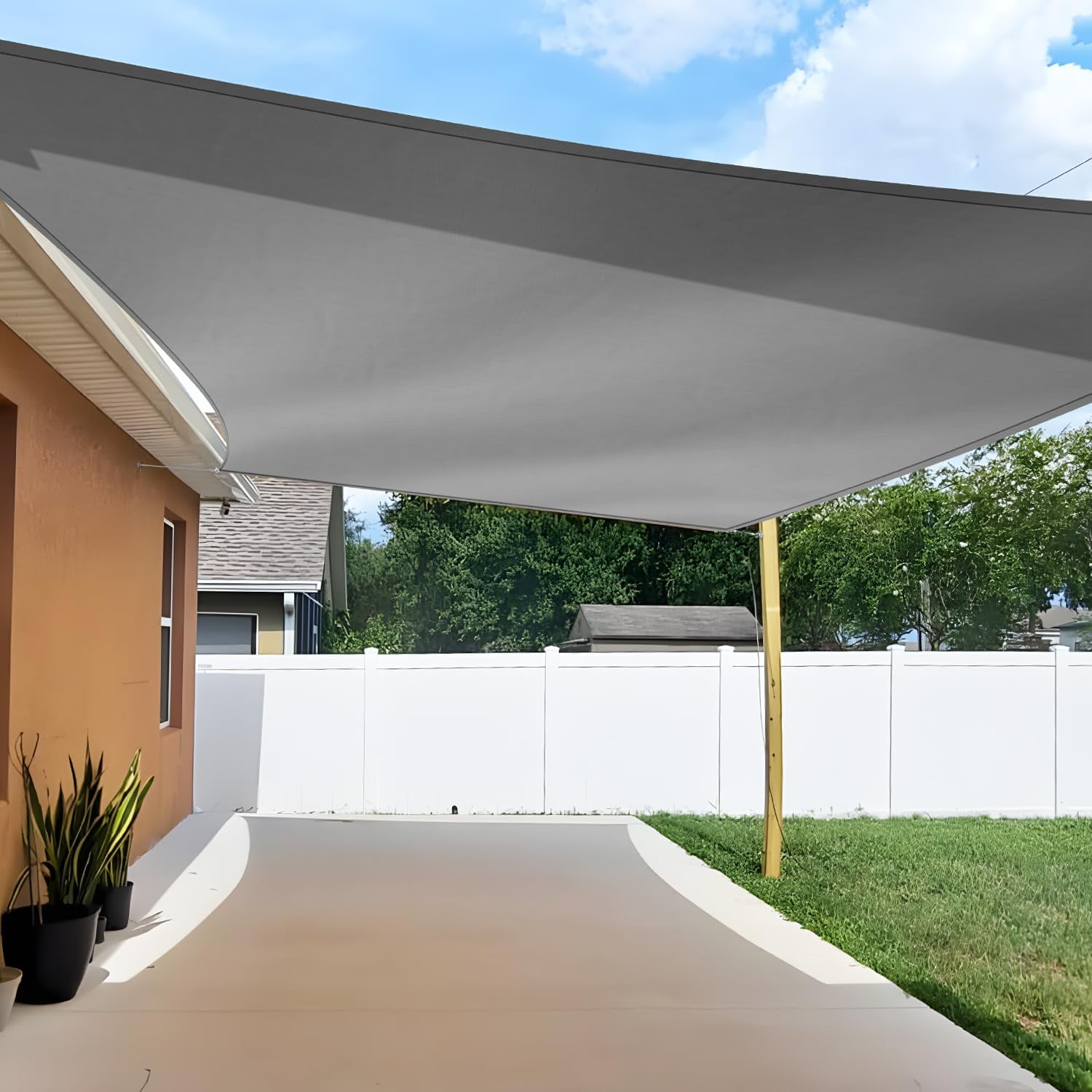 Sunshades Depot 18x18 Feet Sun Shade Sail Square Canopy Shade Cover UV ...