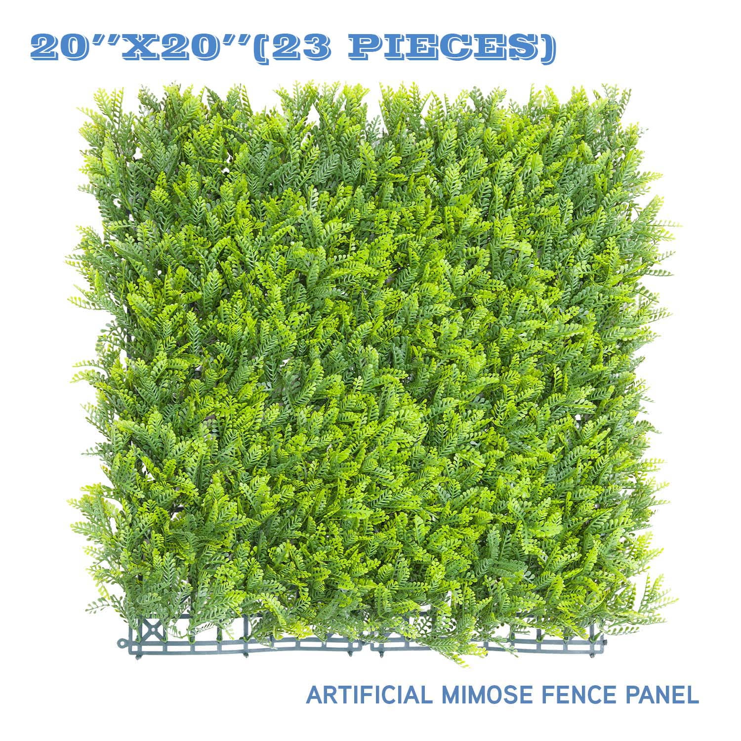 Sunshades Depot Artificial Mimose Fence Panel Green Wall Windscreen ...