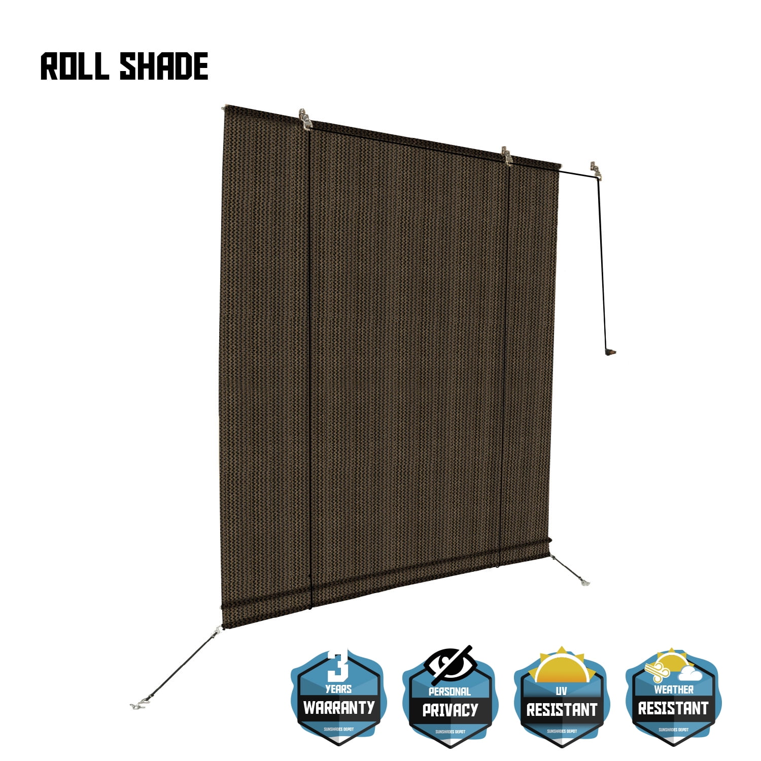 Sunshades Depot Roller Shade Blinds Roll up Shade Privacy Screen for ...