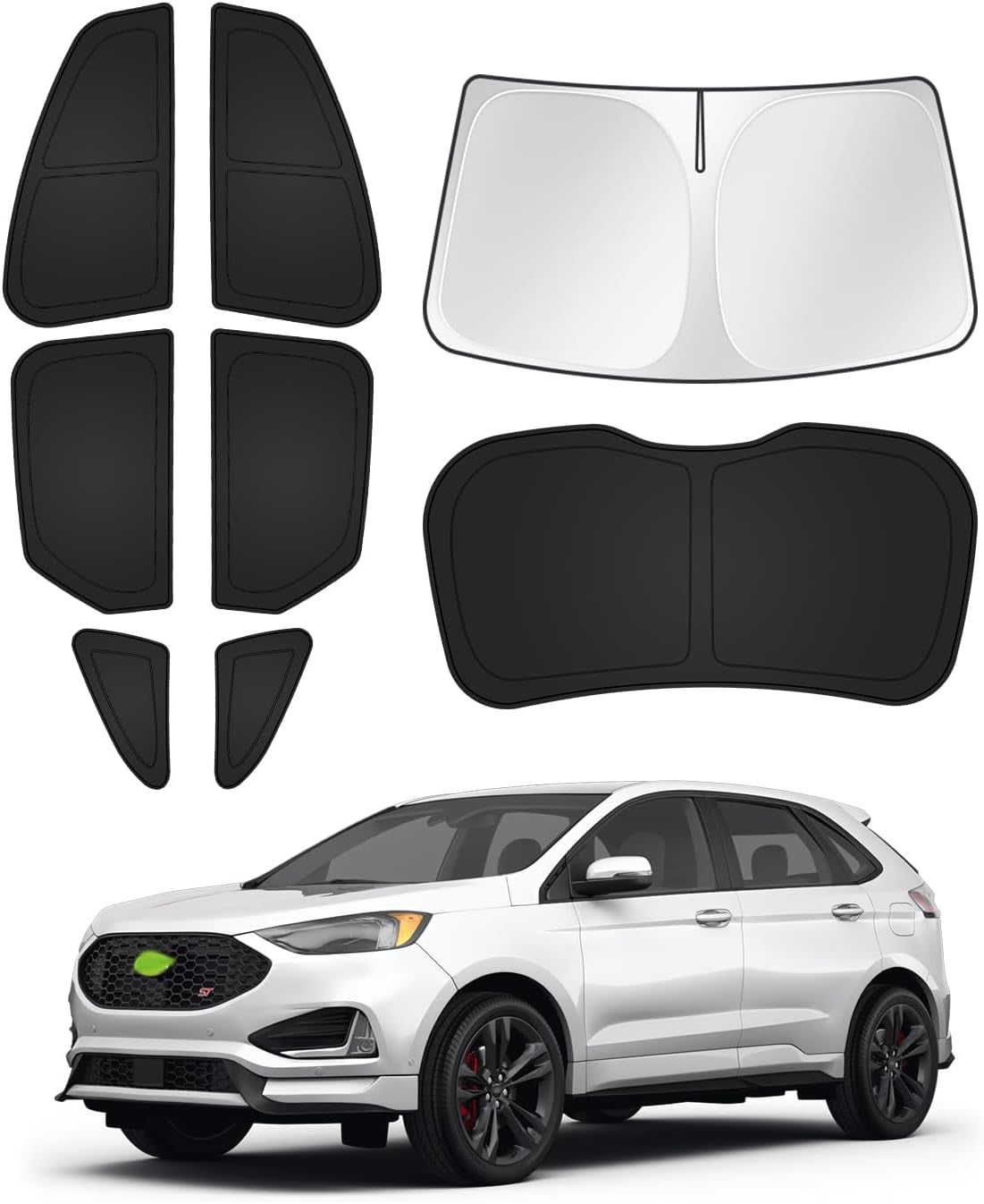 Sunshades for Ford Edge 2015-2024 Accessories Windshield Sun Shade Side ...