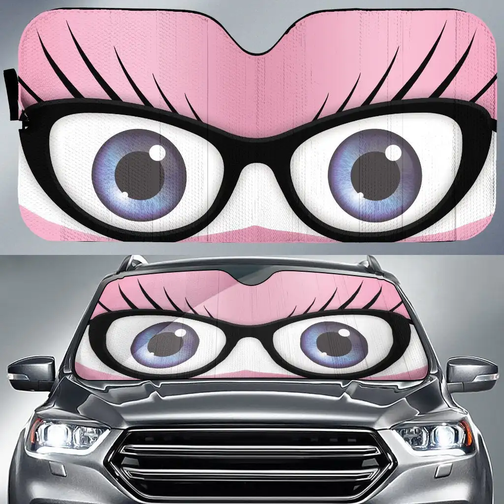 Sunshades Reflector Anti Uv Protector Evil Eyes Custom Car Sunshade Sun ...