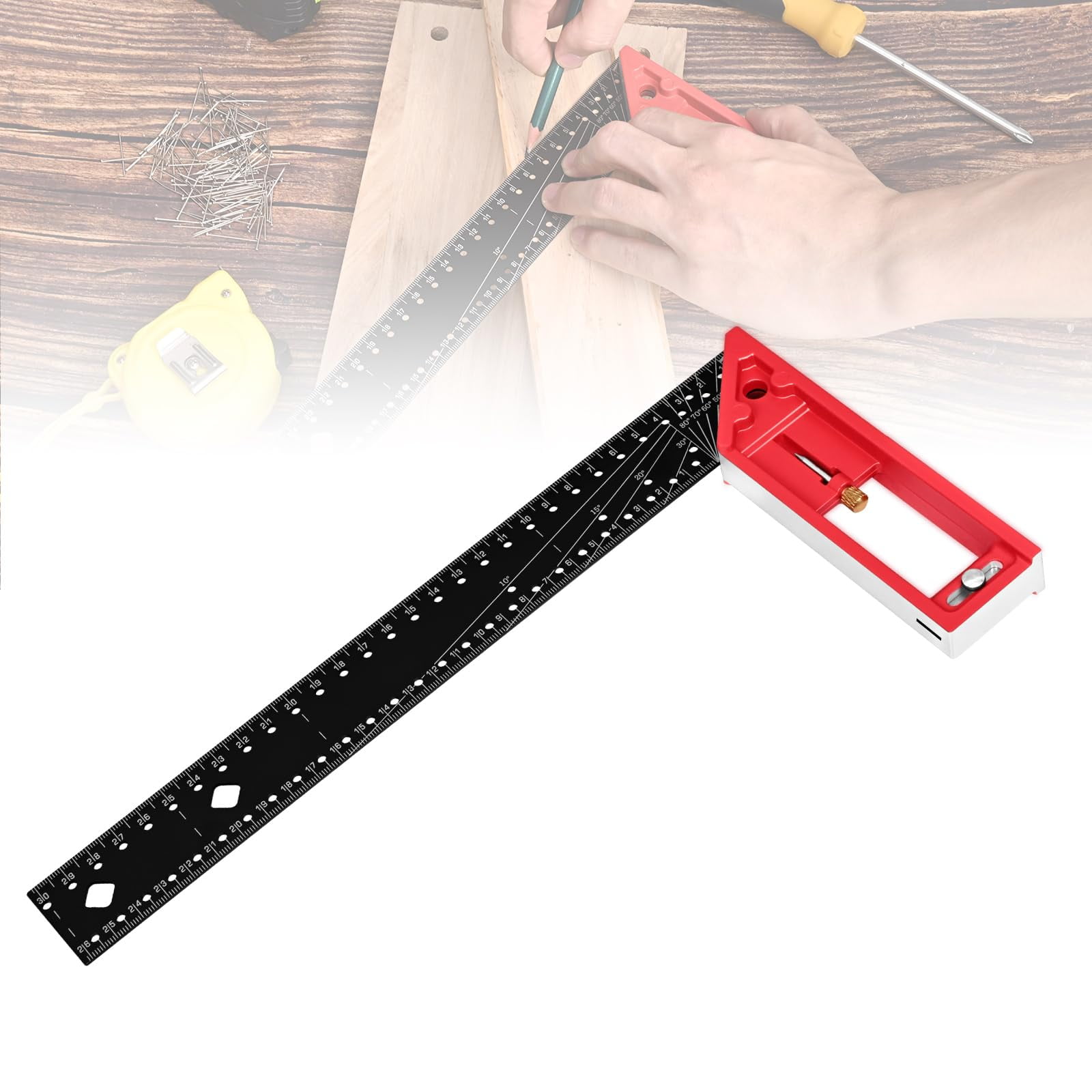 Sunshin Upgrade Multi-Angle Measuring Ruler, Professional Measuring Tool, Universal Combination ...