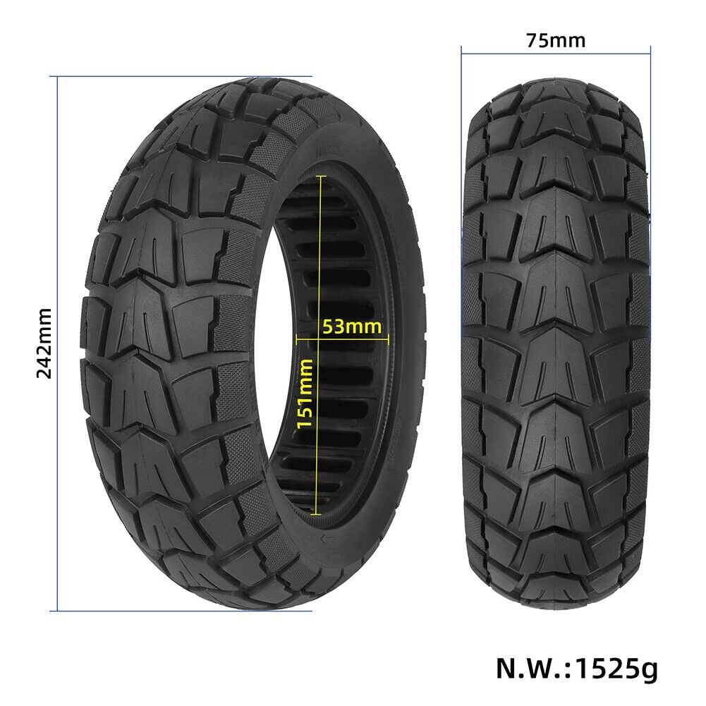 Sunshine 10 Inch 10x2.75-6.5 Off-road Solid Tyre 70/65-6.5 Tire For ...