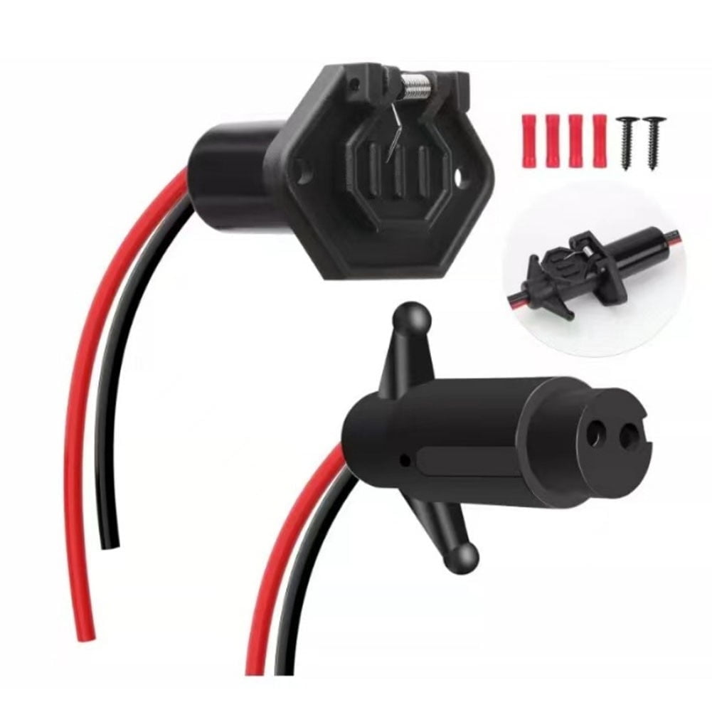 Sunshine 12V 2-Wire Marine 14365-6 and 14366-6 Male and Female Trolling ...