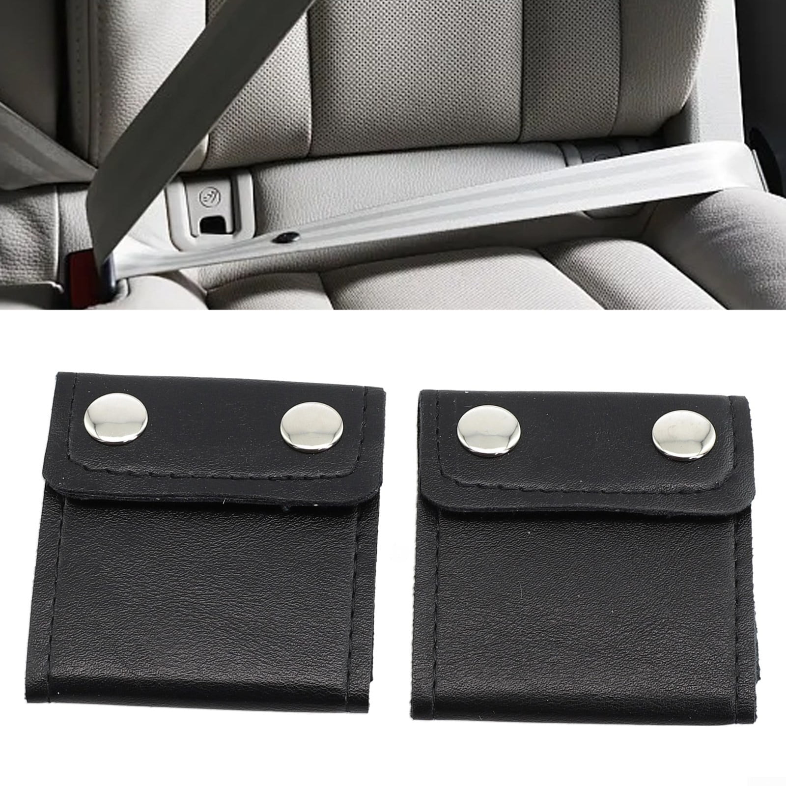 Sunshine 2Pcs Kit Car Seat Belt Adjuster Shoulder Neck Strap Positioner ...