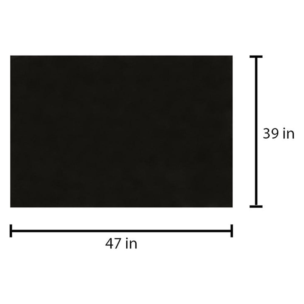 Sunshine 39X47inch Fireproof Fireplace Mat Hearth Rug - Wood Pellet ...