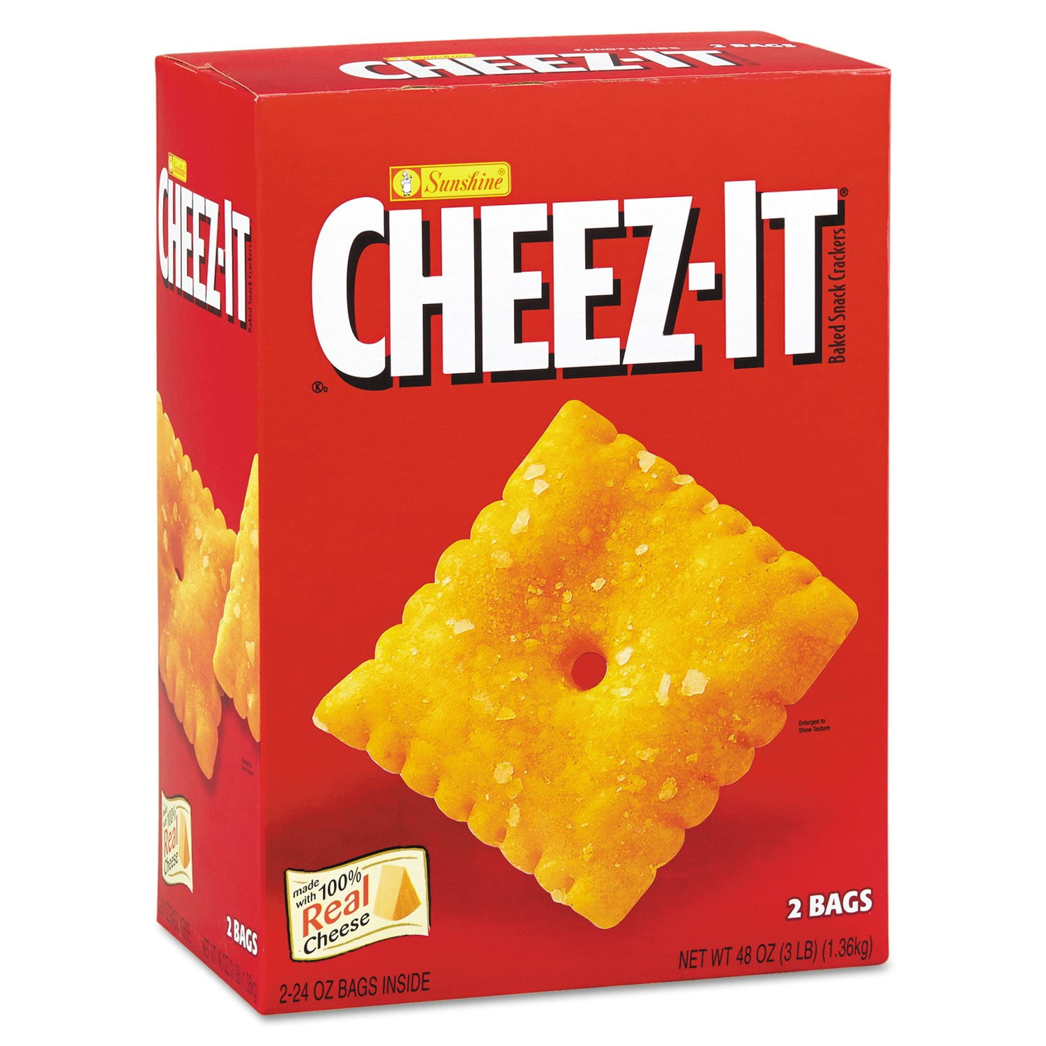 Sunshine 827695 Cheez-it Crackers, Original, oz Box - Walmart.com