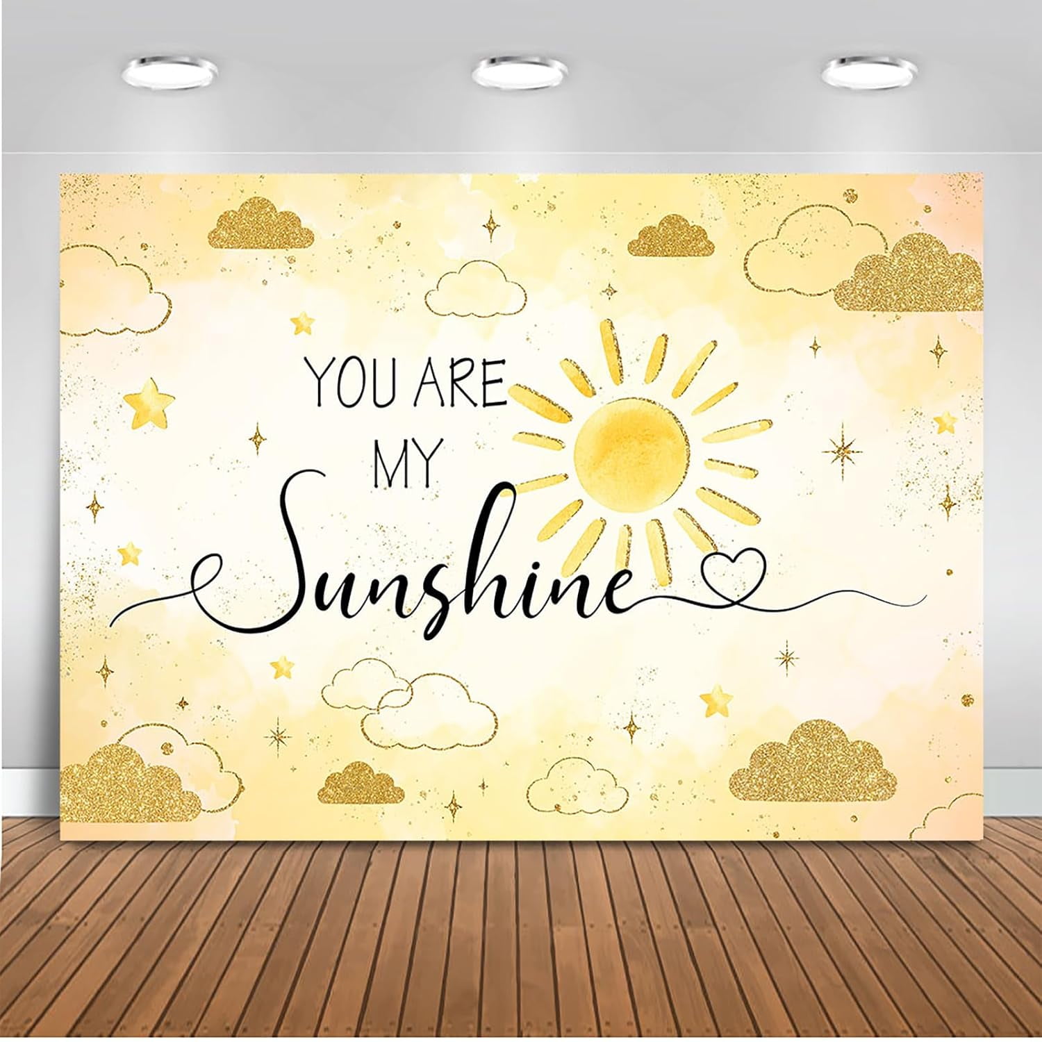 Sunshine Baby Shower Pretty Backdrop You are My Sunshine Baby Shower ...