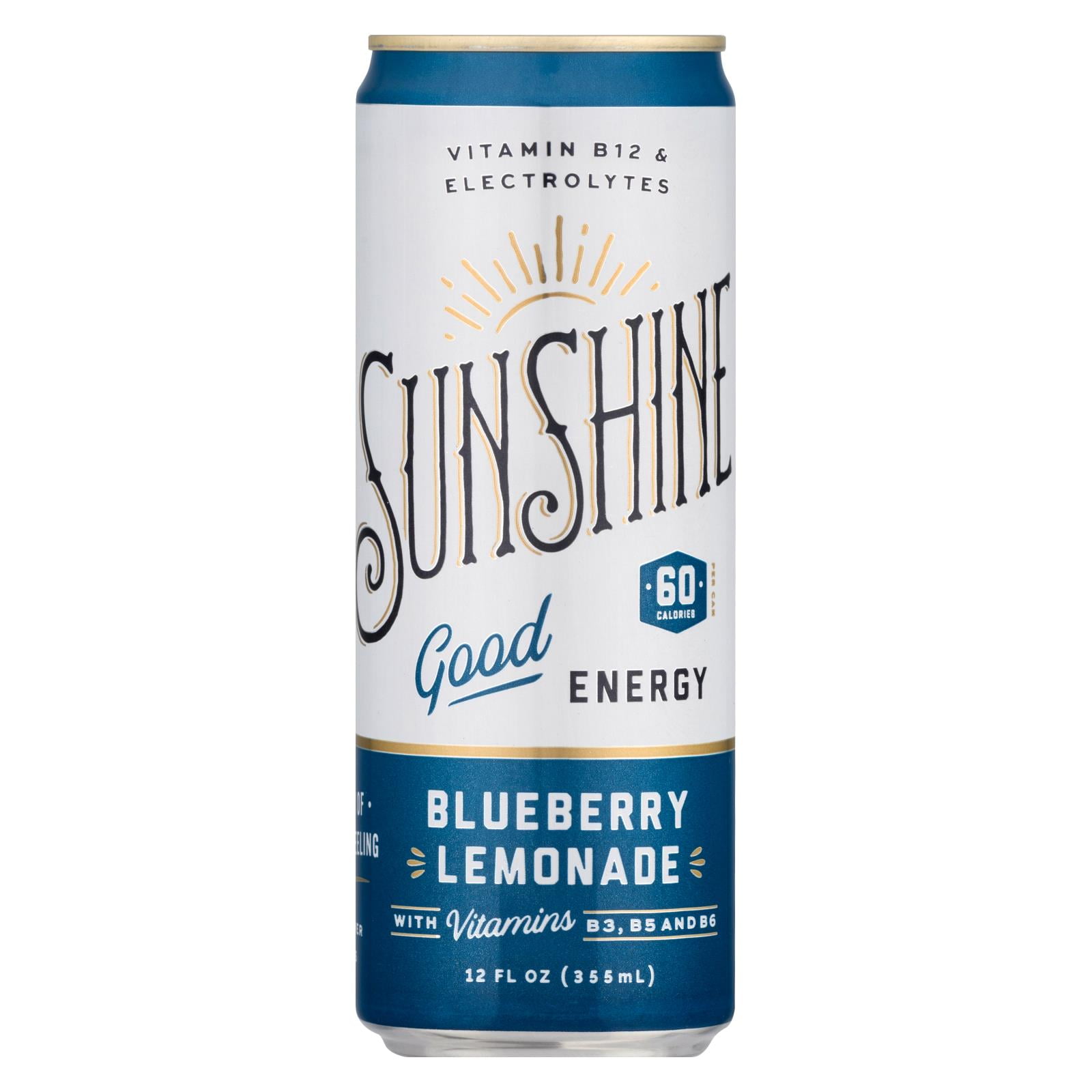 Sunshine Beverages HG2443778 12 fl oz Bluberry Lemonade Soda - Case of ...