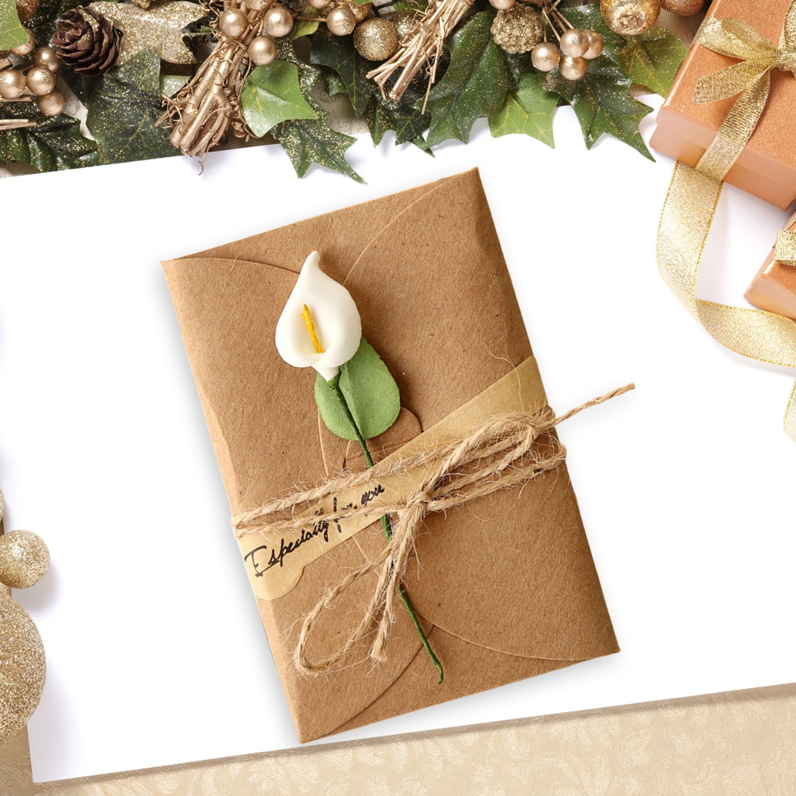 Sunshine Cards Small Blank Cards with Envelopes 2x3 Dried Flower ...