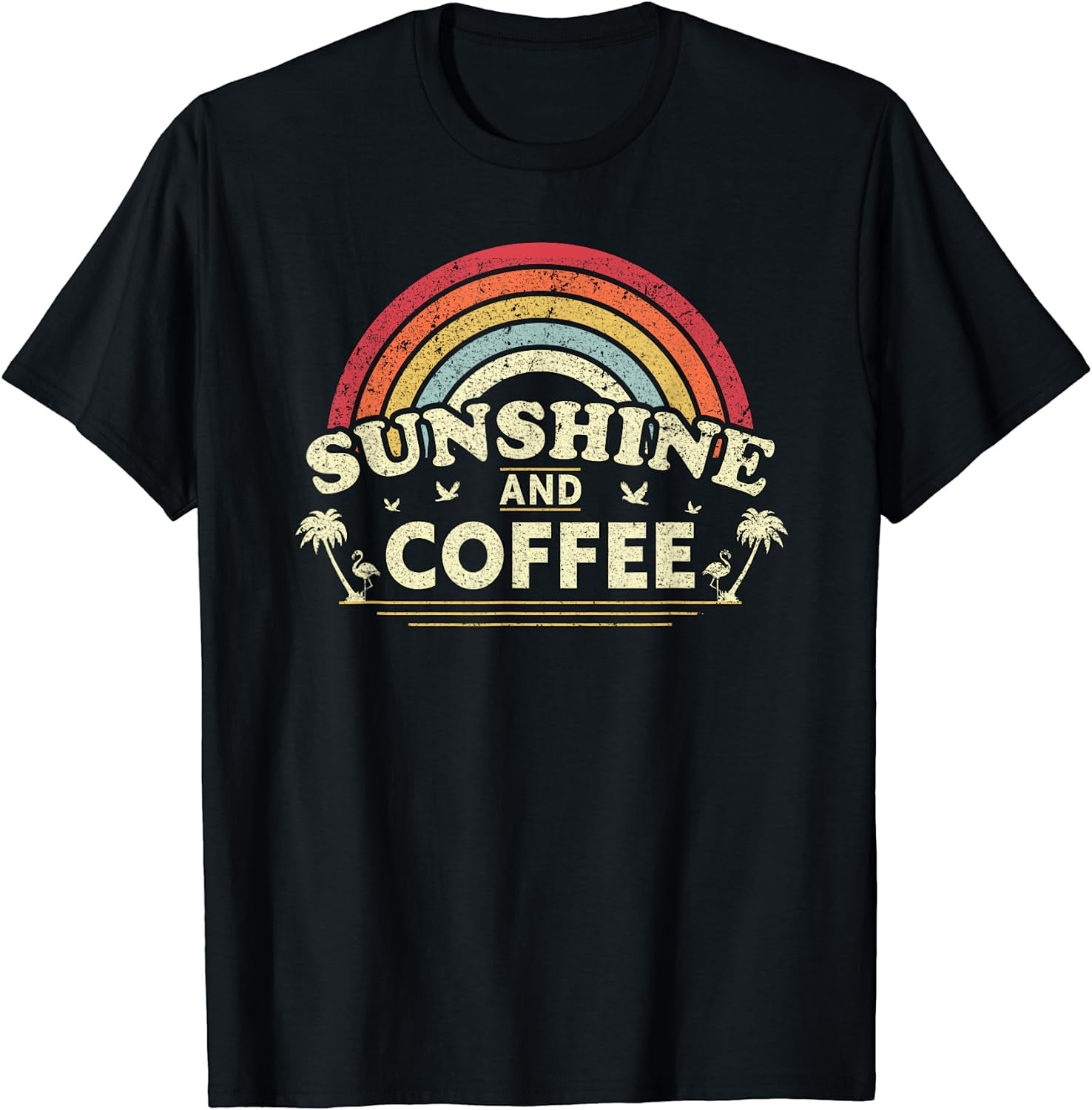 Sunshine, Coffee Shirt for Men or Women. Retro, Country T-Shirt ...