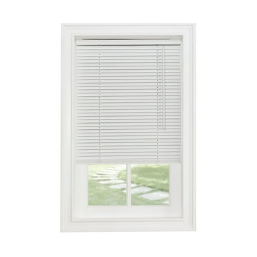 Blinds Giant, 1" Cordless Mini Blind 34" (W) X 64" (L) White, Cordless ...