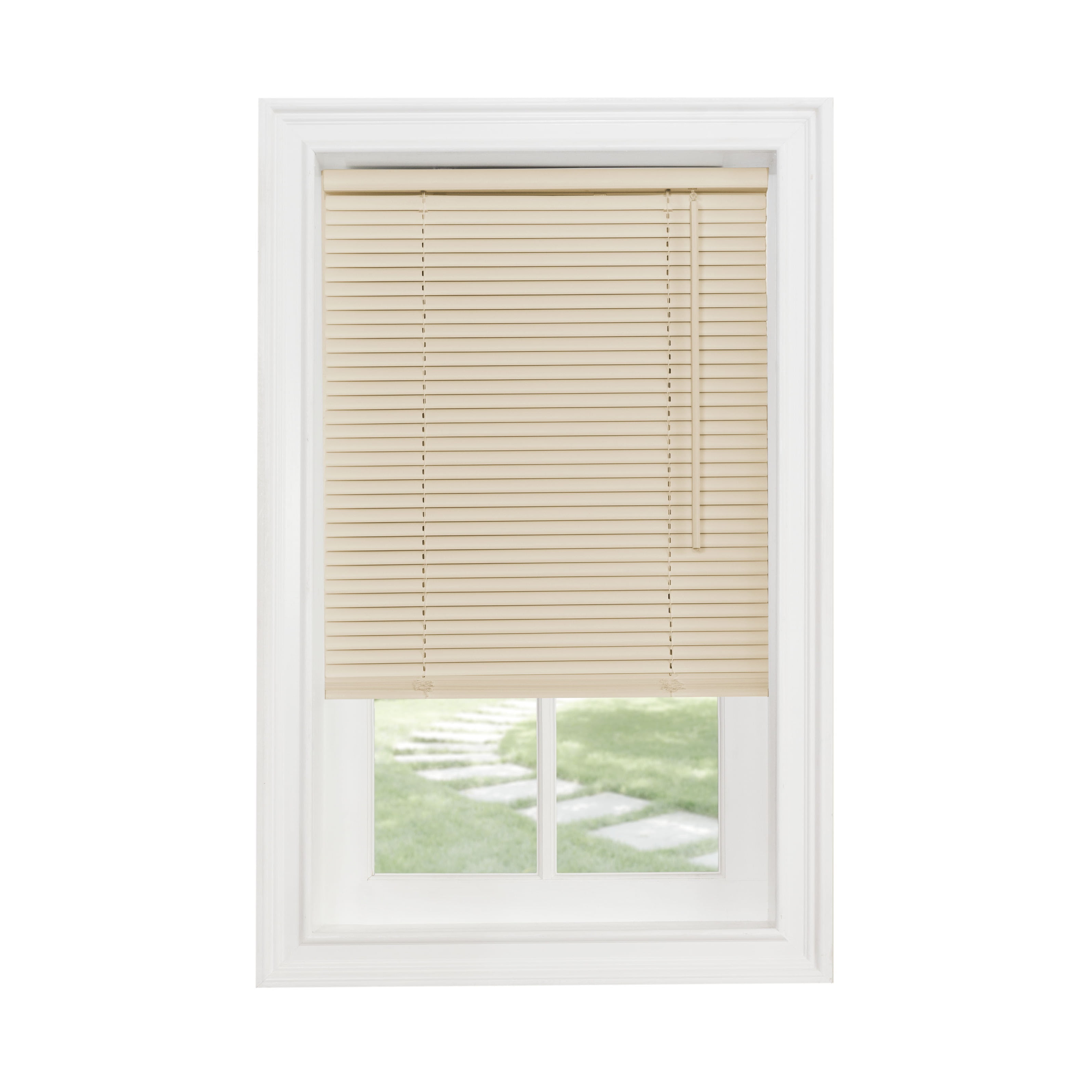 Sunshine Cordless 1" Light Filtering Mini Blind 35x64 - Alabaster ...