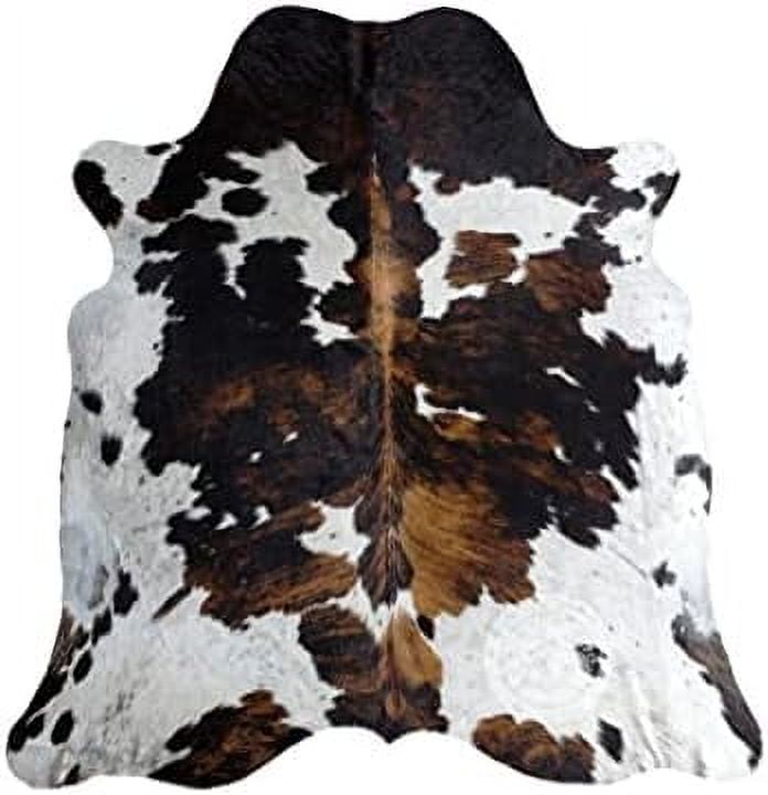 Sunshine Cowhides 100% Genuine Brindle Tricolor Cowhide Rug - Modern ...