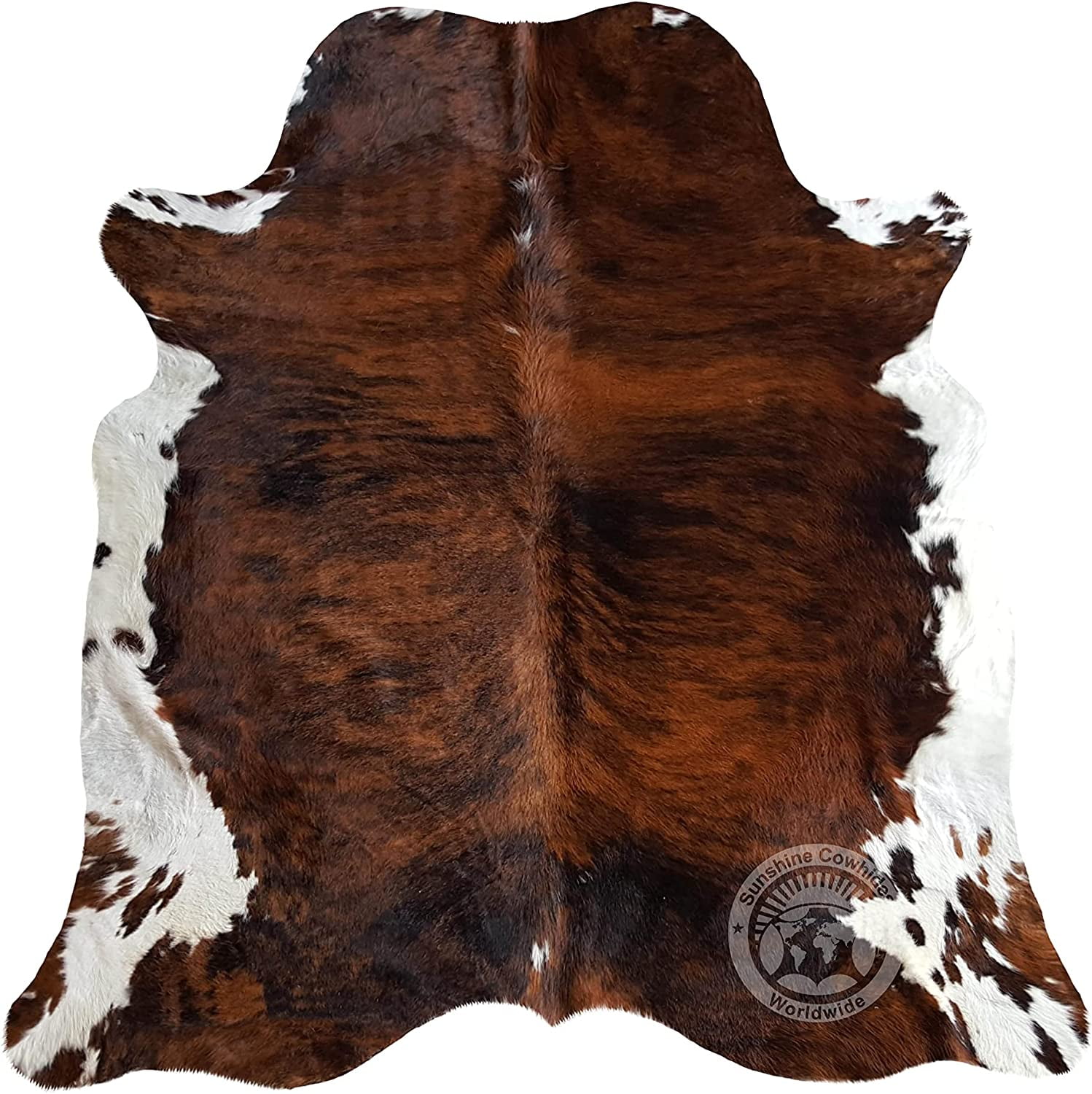 Sunshine Cowhides 100% Genuine Dark Brindle Tricolor Cowhide Rug ...