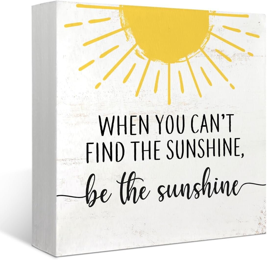 Sunshine Decor,Summer Decor, Sunshine Sign Decorations for Home Office ...