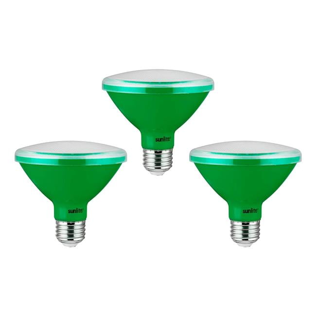 Sunshine Lighting B3167001 Sunlite LED PAR30 Short Neck Colored Recessed Light Bulb - E26 Base ...