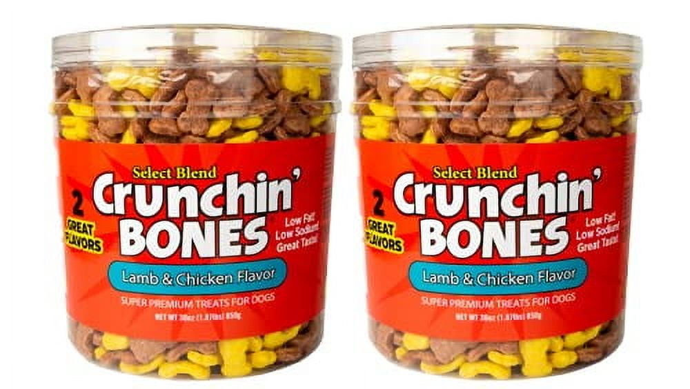 Sunshine Mills Crunchin Bones Barrel for ATT1Dogs, 30 Ounces Each (2 ...